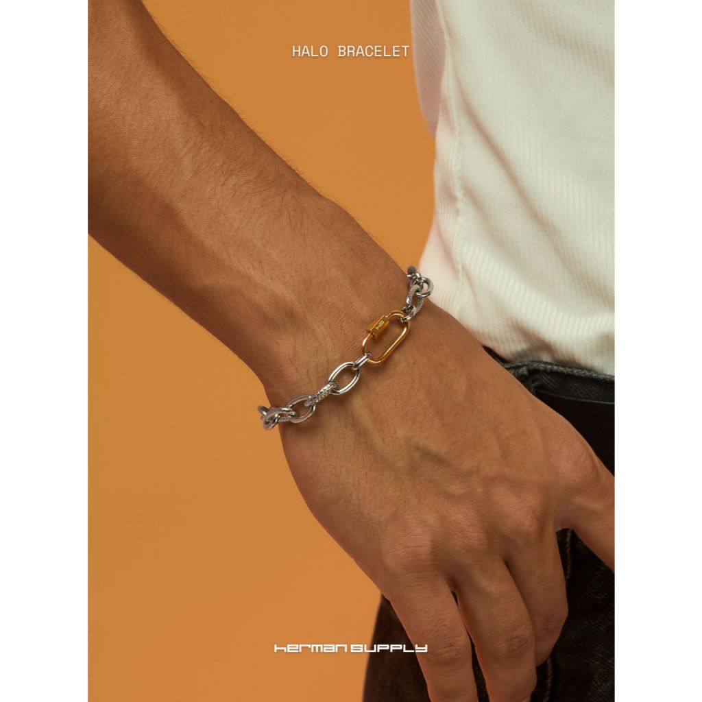 HERMAN SUPPLY - HALO Bracelet สร้อยข้อมือ สแตนเลส แนวมินิมอล 11MM ...