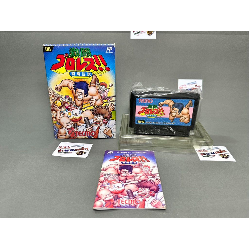 (1) ตลับแท้ Famicom(japan)(fc) Gekitou Pro Wrestling!! Toukon Densetsu ...