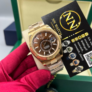 นาฬิกาข้อมือ RL sky dweller 40mm everosegold | Shopee Thailand