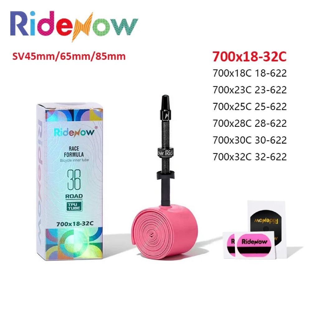 New2025 ยางในจักรยาน RideNow ROAD LIGHT TPU Inner Tube (700 x 18-32C ...