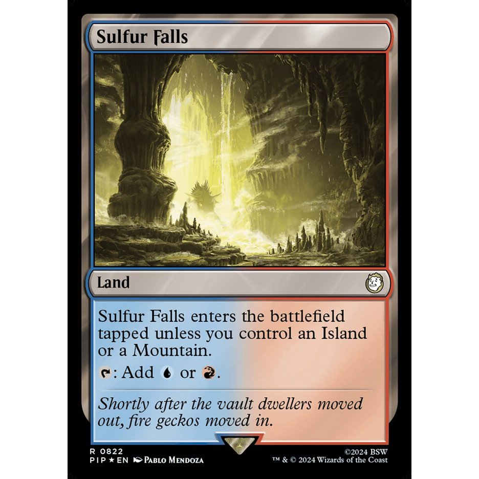 Sulfur Falls [Surge Foil] การ์ด Magic the Gathering [MTG] ของแท้ ...