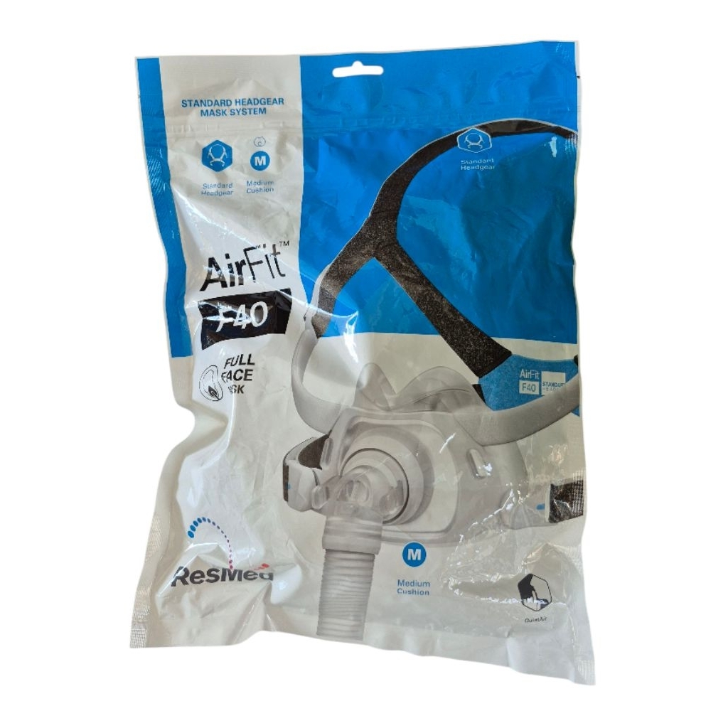 Resmed Airfit F40 Complete Full Face Mask System Size SW /M - หน้ากาก ...