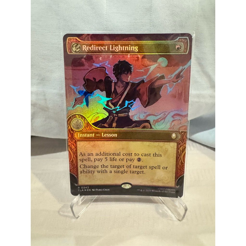 MTG Avatar: The Last Airbender Variants Foil: Redirect Lightning (0343 ...
