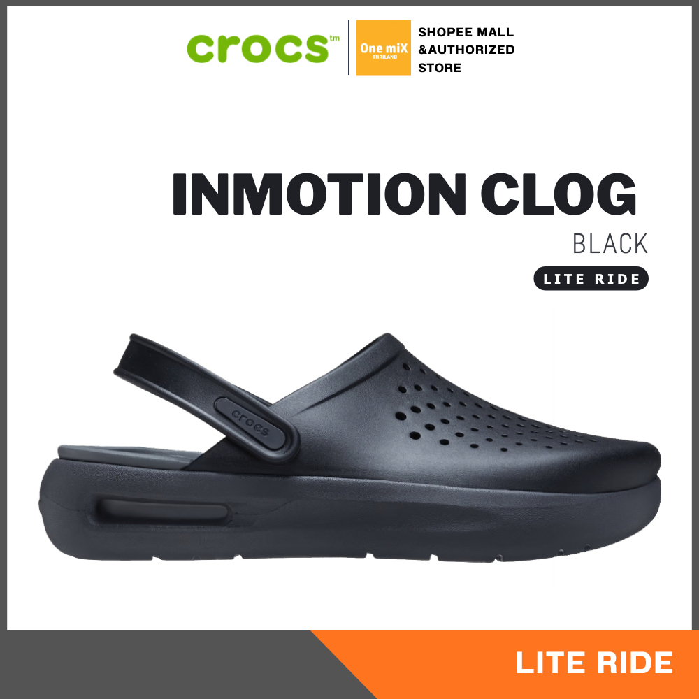 CROCS InMotion Clog (Black) รุ่นใหม่ของ LiteRide 360 รองเท้าแตะ คร็อคส์ ...
