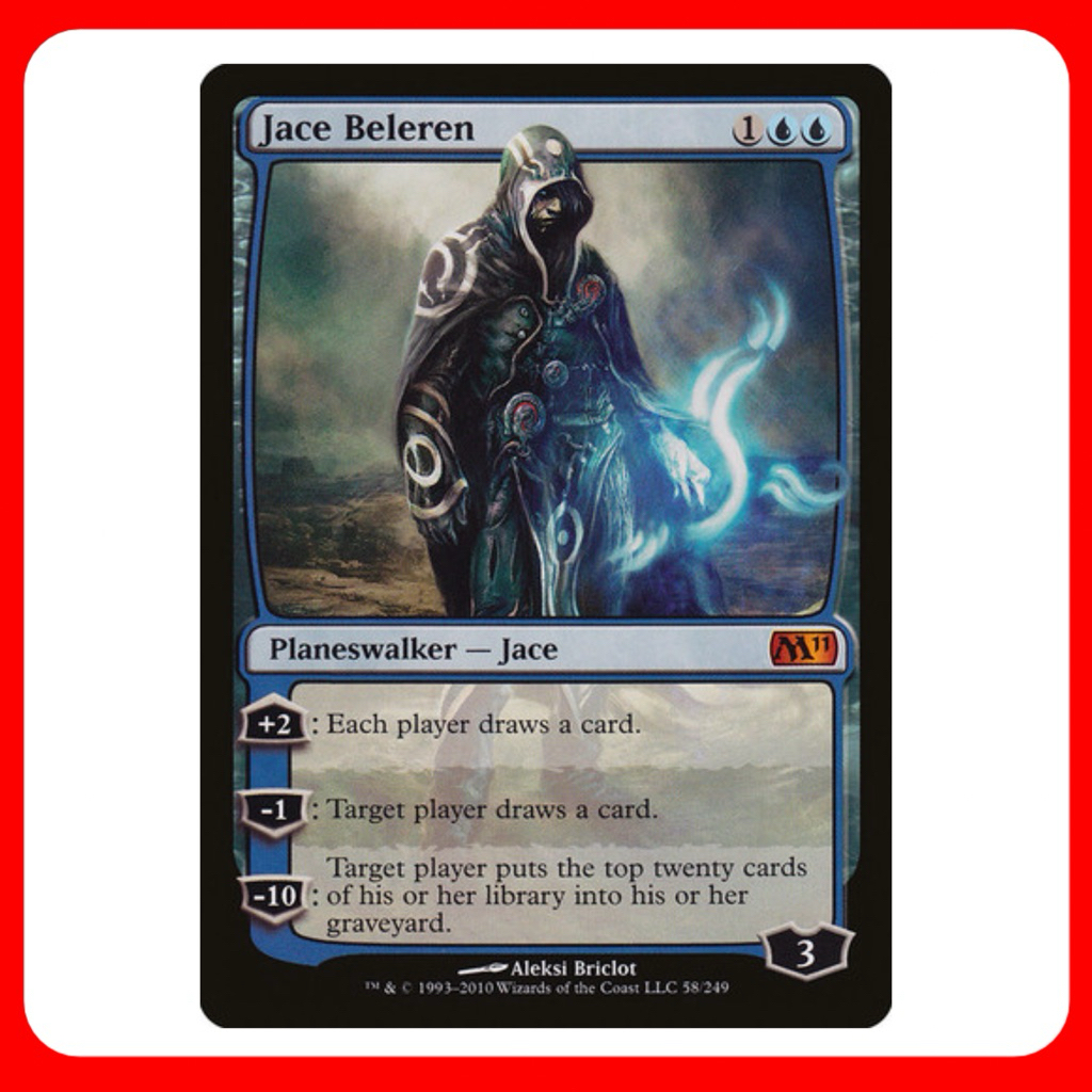 [MTG] Jace Beleren [M11] [BLUE] [MYTHIC] [NORMAL] [ENG] (การ์ดเมจิค ...