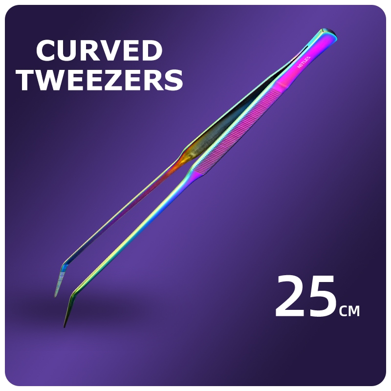 ฟอร์เซป ปากคีบ ที่คีบ สำหรับปลูกและตัดแต่งไม้น้ำ Netlea Tweezers ...