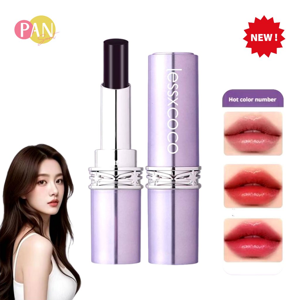 LESSXCOCO ลิปสติก เปลี่ยนสีตามอุณหภูมิ Color-Changing ติดทนนาน ...
