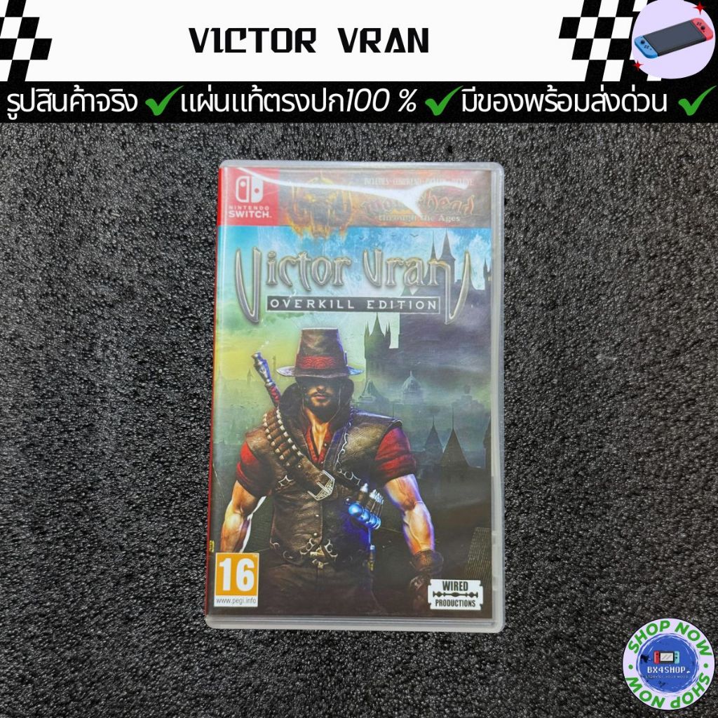 แผ่นเกม Nintendo switch ( VICTOR VRAN )มือ2 ของแท้ตรงปก พร้อมส่งด่วน ...