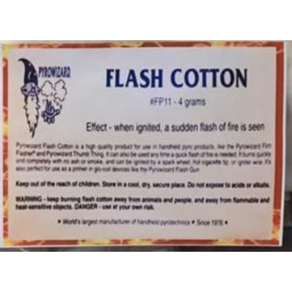 flash cotton มายากล สำลีแฟลช magic flash cotton magic rick | Shopee ...