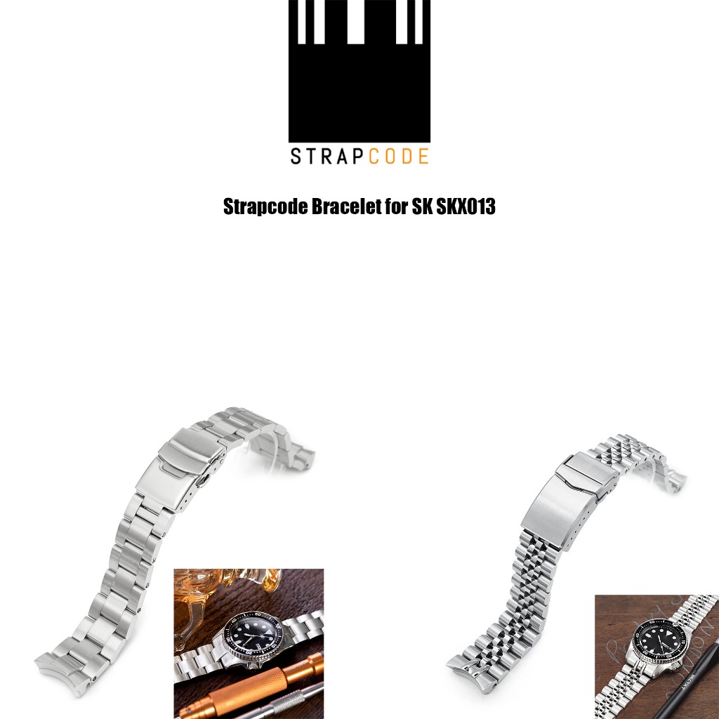 สายนาฬิกาแบบเหล็ก รุ่น Strapcode Bracelet for SK SKX013 | Shopee Thailand