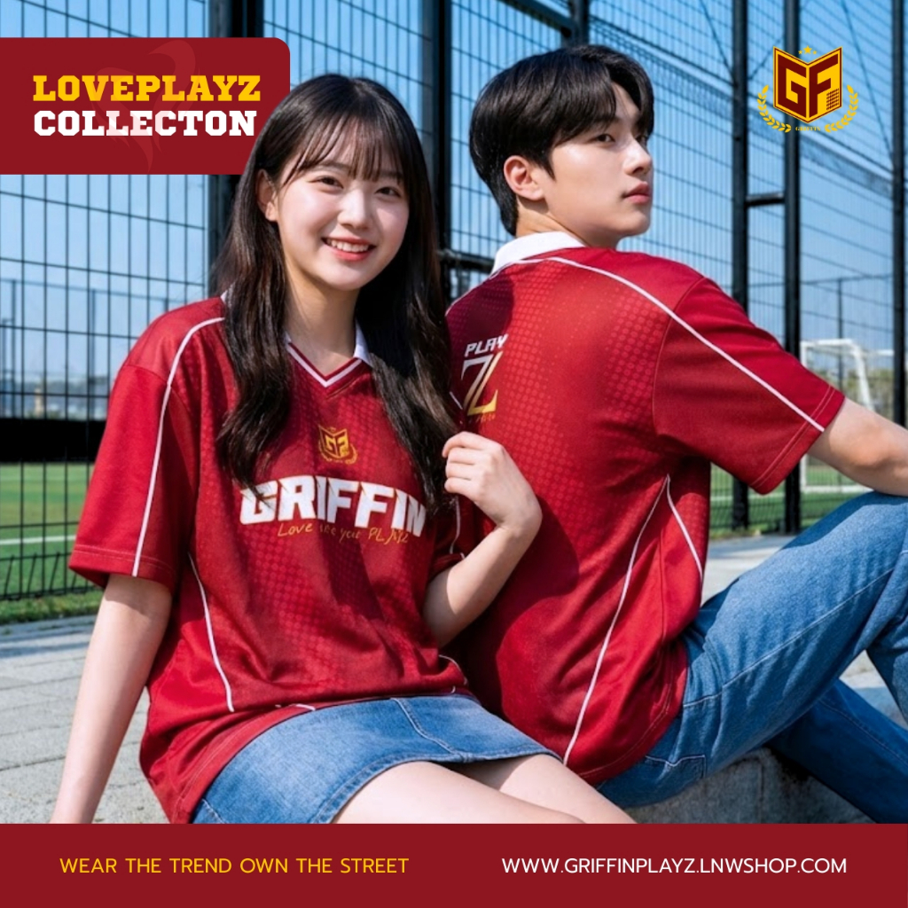 GRIFFIN PLAYz - เสื้อ OVERSIZE รุ่น LOVE PLAYz Collection | Shopee Thailand