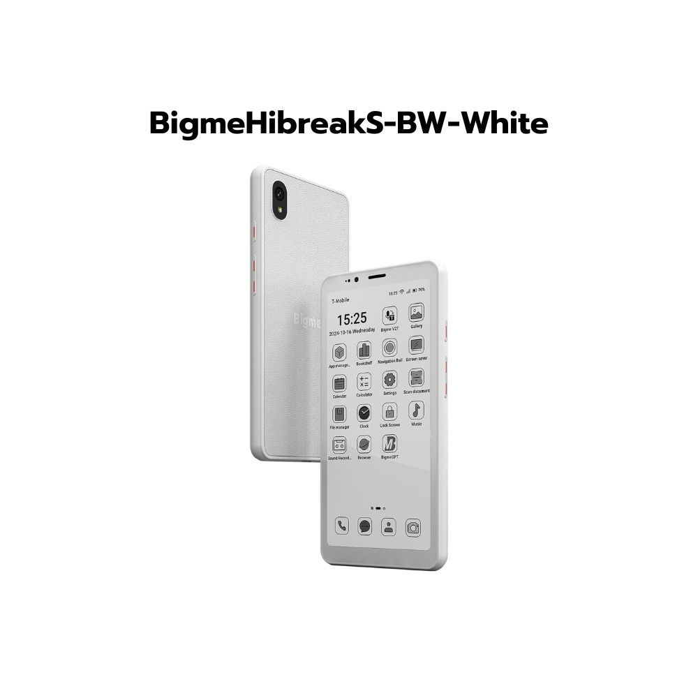 Bigme Hibreak S Ereader ใส่ซิมได้ จอ 5.84 นิ้ว จอ ขาวดำ | Shopee Thailand