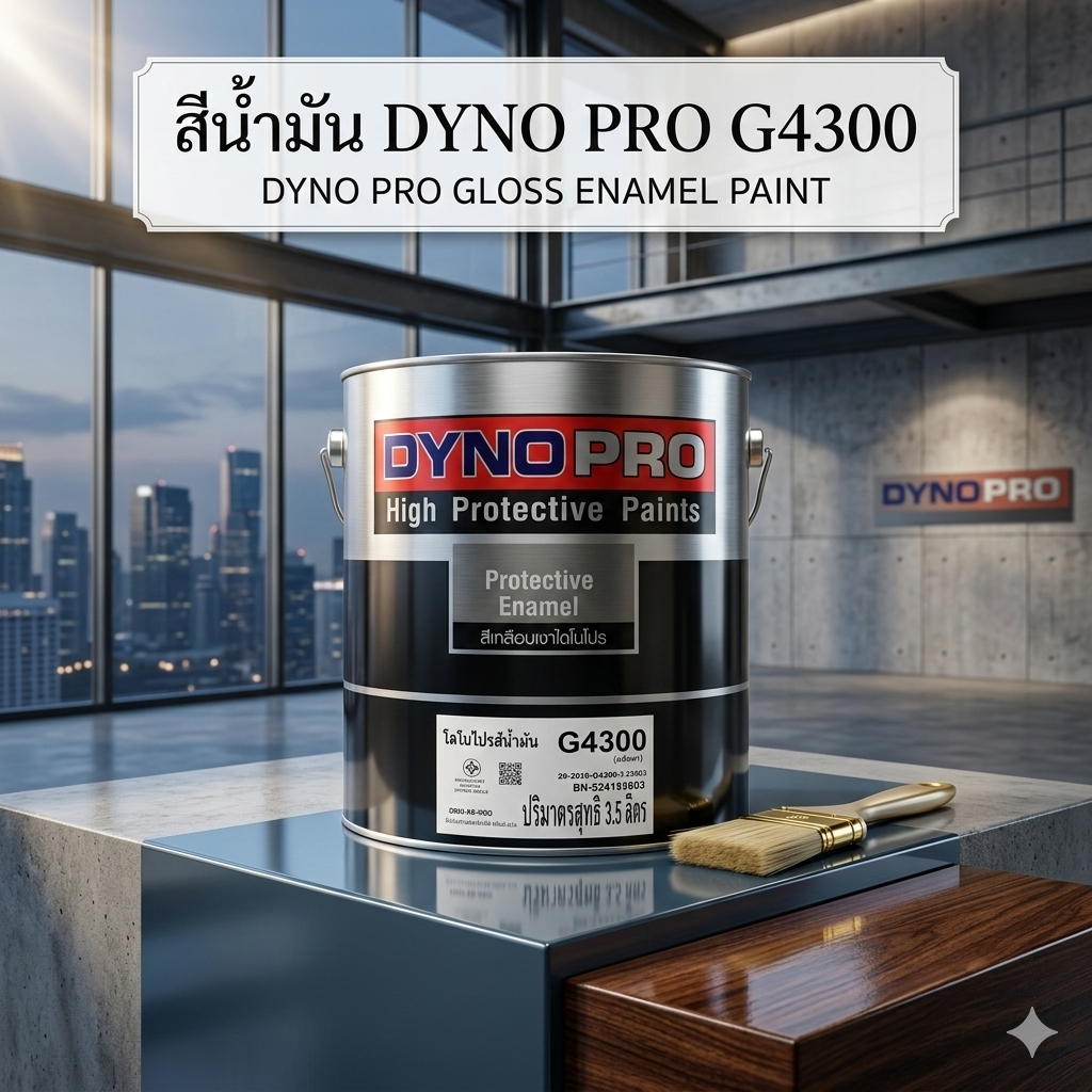 สีน้ำมันเคลือบเงา DYNO PRO G4300 | Shopee Thailand