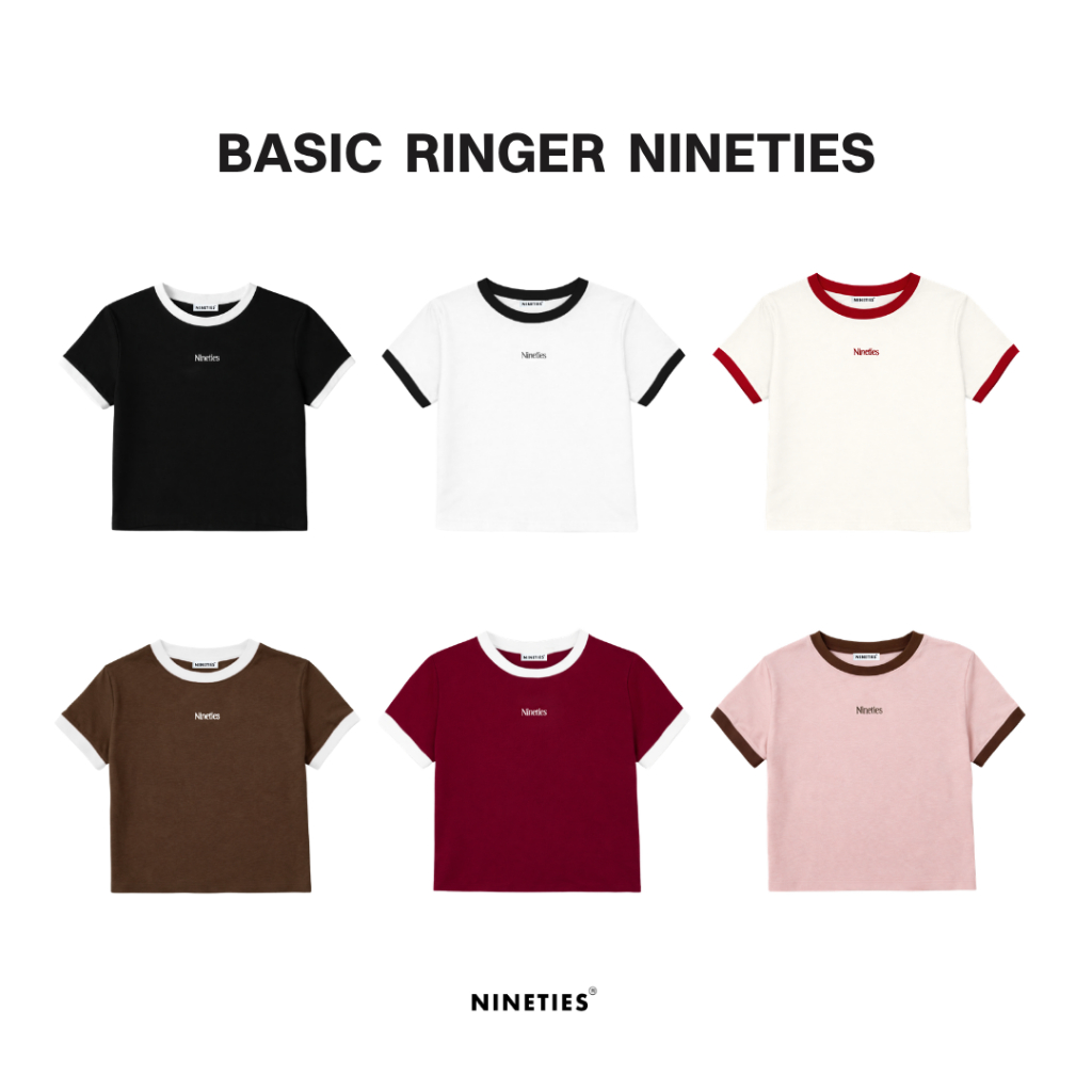 Nineties Design : Nineties Basic เสื้อยืด เบสิก รุ่น Ringer Nineties ...