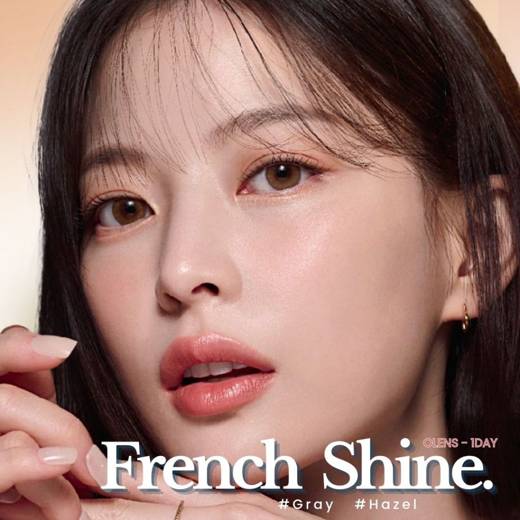💫🫧(รายวัน/ยกกล่อง5คู่) O-Lens รุ่น French shine💫 คอนแทคเลนส์รายวันพร้อม ...