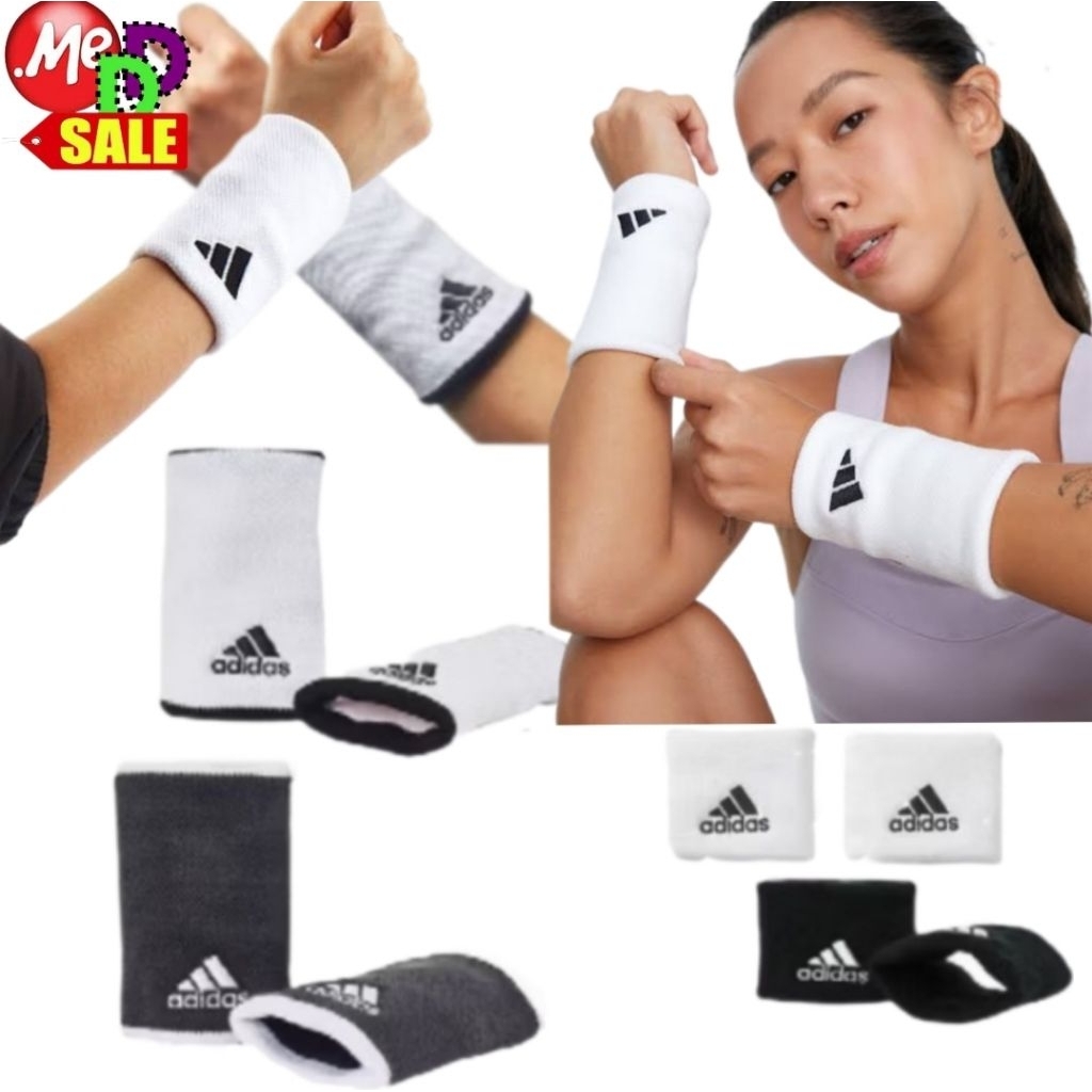 Adidas - ใหม่ ปลอกรัดข้อมือเทนนิส ADIDAS TENNIS WRISTBAND LARGE/SMALL ...
