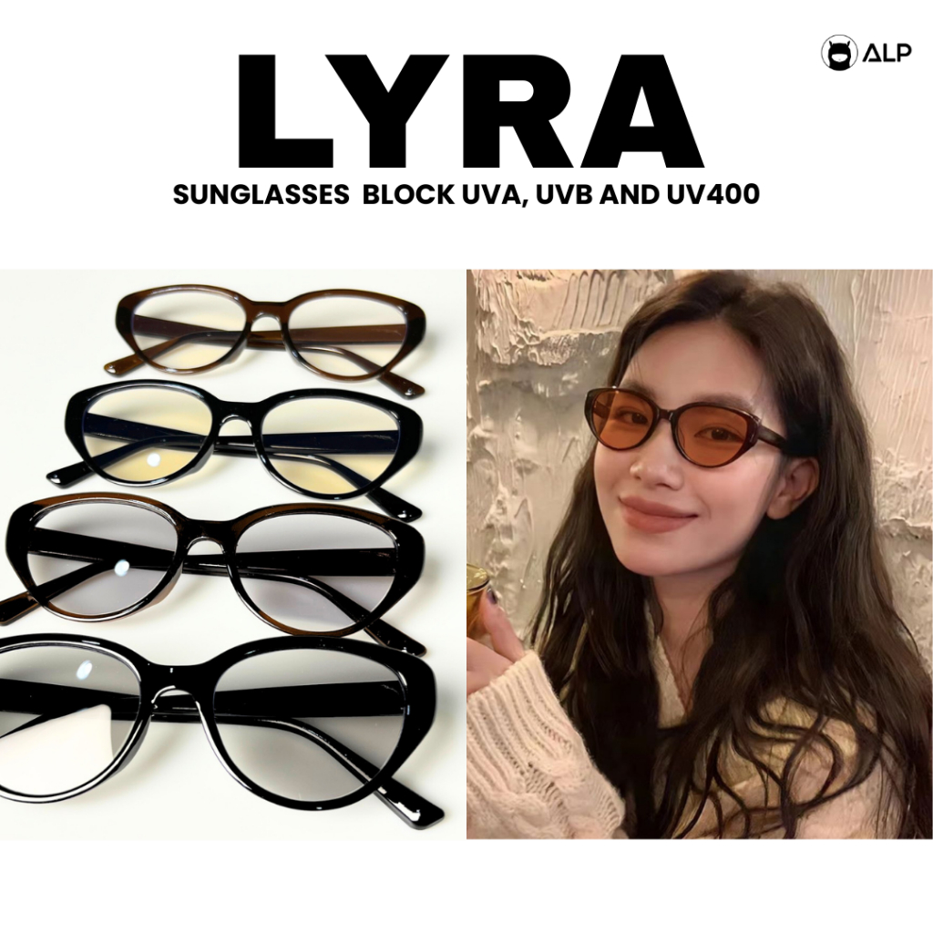 ALP แว่นกันแดด ทรงCat Eye ป้องกันUVA/UVB400 รุ่น LYRA(ไลร่า) ป้องกัน ...