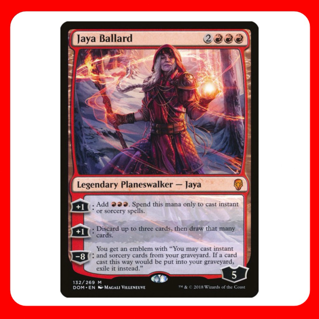 [MTG] Jaya Ballard [DOM] [RED] [MYTHIC] [NORMAL] [ENG] (การ์ดเมจิค ...