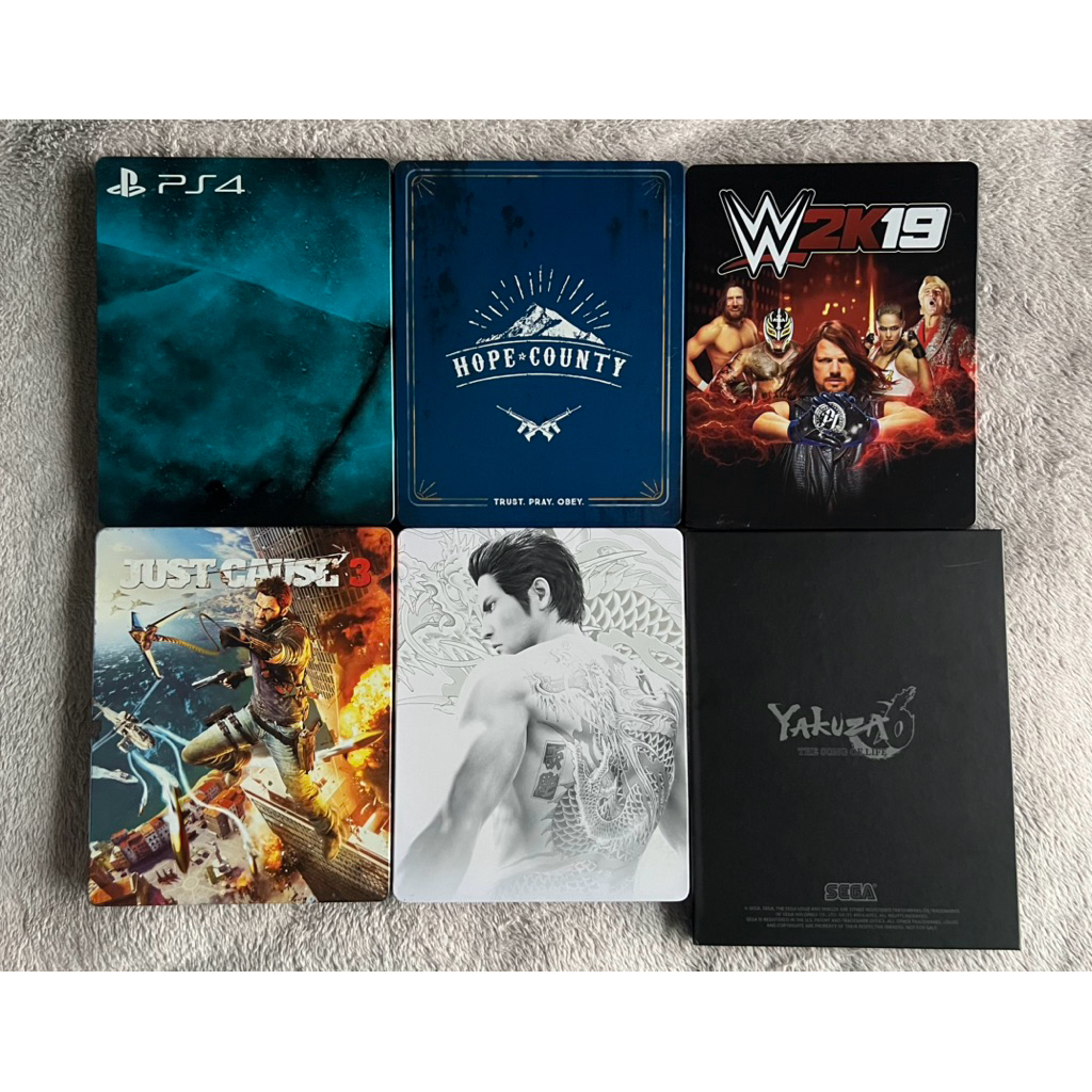 [PS4/PS5] กล่องเหล็ก Steelbooks มือ2 แท้ *ไม่มีแผ่น* | Shopee Thailand