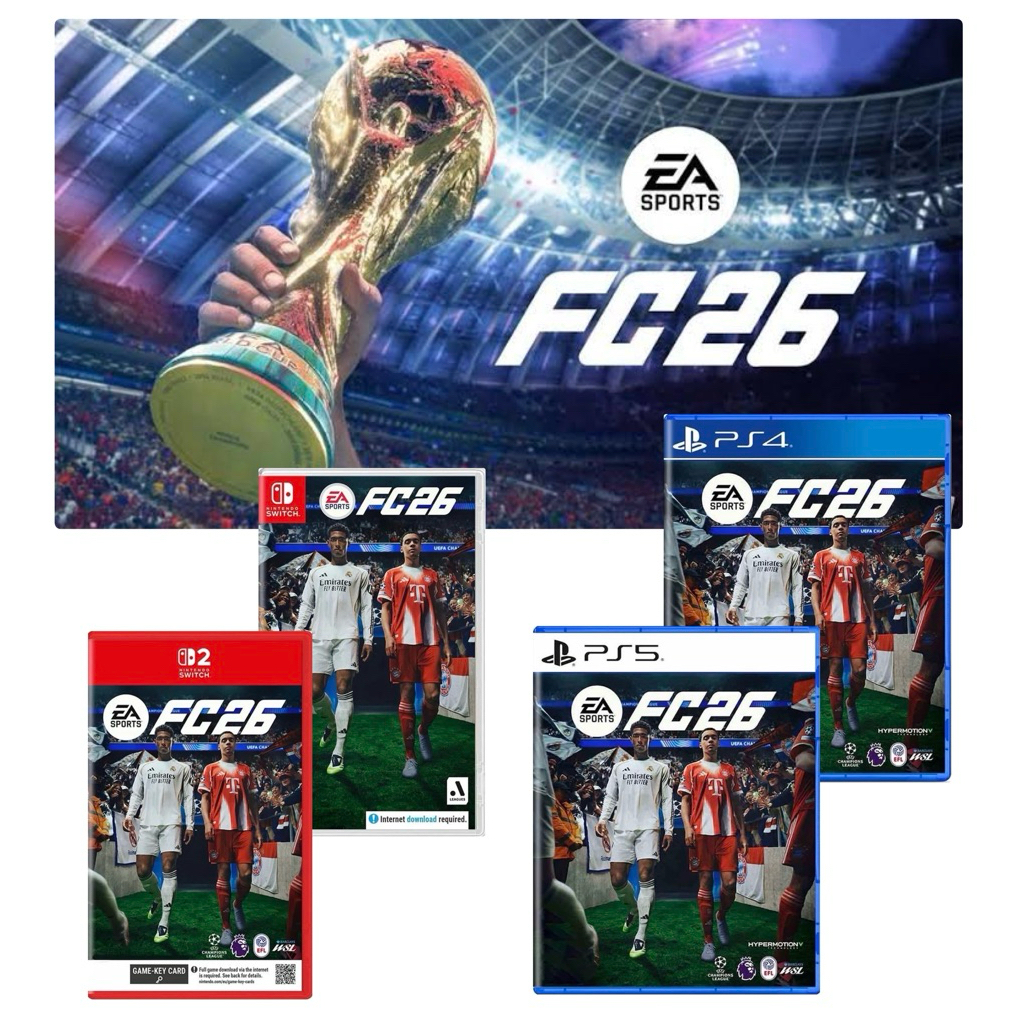 (พร้อมส่ง) PS4,PS5,Switch 1,2 EA SPORTS™ FC 26 (Zone 3,Asia)ps5/50~ | Shopee Thailand