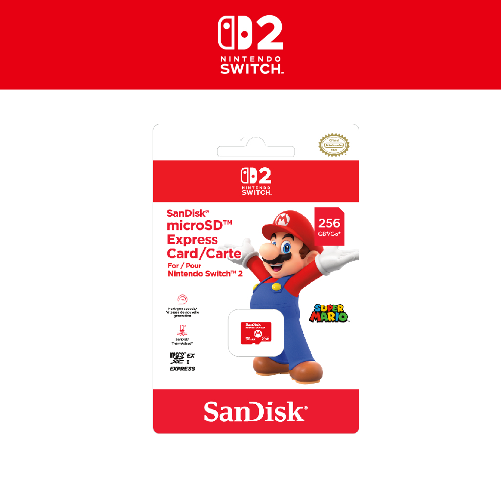 [Nintendo Official Store] SanDisk microSD Express Card 256GB for ...