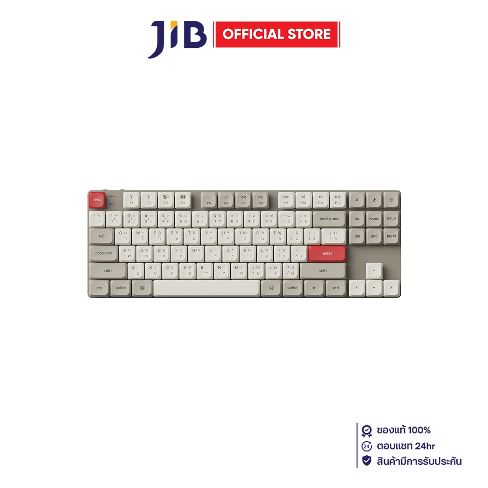 WIRELESS KEYBOARD (คีย์บอร์ดไร้สาย) KEYCHRON K1 MAX RED SWITCH RGB EN ...