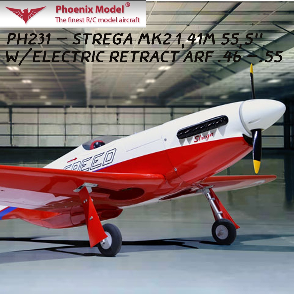 Phoenix Model PH231 – STREGA MK2 1,41m 55,5'' W/Electric Retract ARF ...
