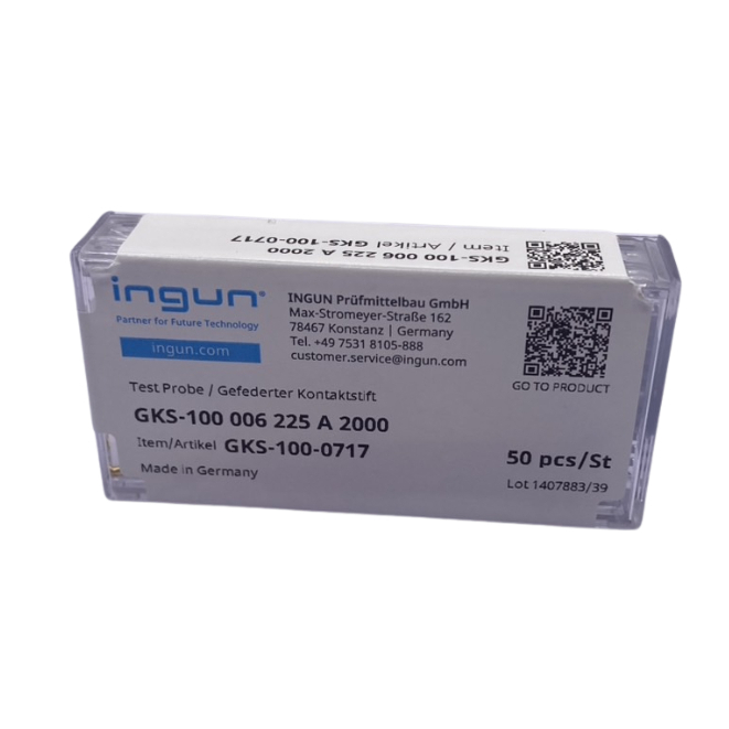 พินทดสอบแบบสปริง INGUN Pin GKS-100 006 225 A 2000 (ราคาต่อชิ้น ...