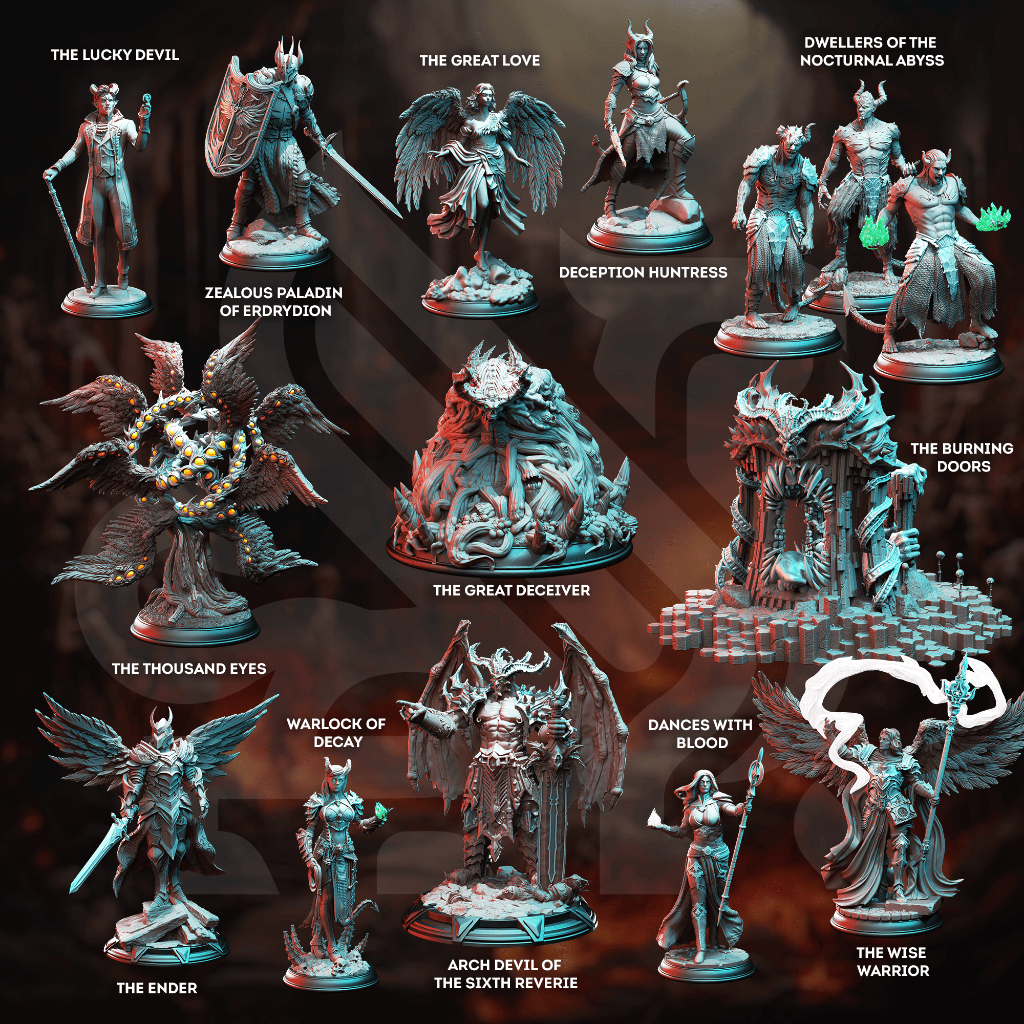 Beyond Heaven & Hell - โมเดลสำหรับ DnD miniature,[Made to order ส่ง ...