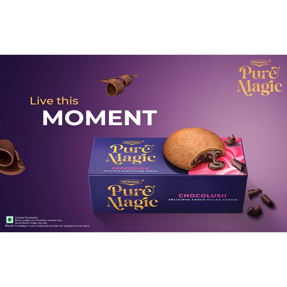 Britannia Chocolush - Extra Crunchy Biscuit With Gooey Choco-Filling ...