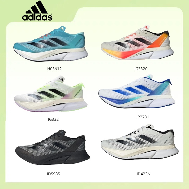 🔥ของแท้ 100% 💥 Adidas Adizero Boston 12 ทรงต่ำ ใส่สบาย ผลิตจากวัสดุ PU ...