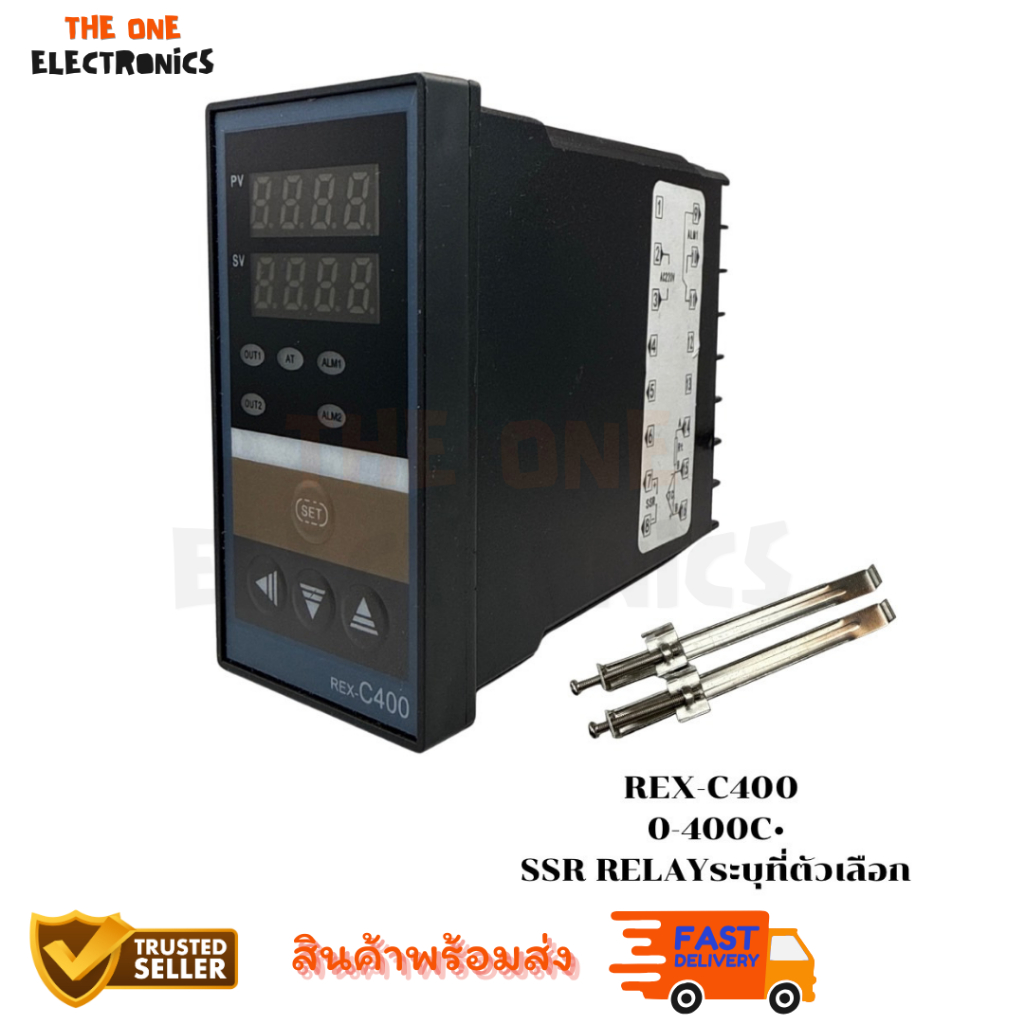 เครื่องควบคุมอุณหภูมิ RKC REX-C400 เครื่องควบคุมอุณหภูมิแบบประหยัด ...