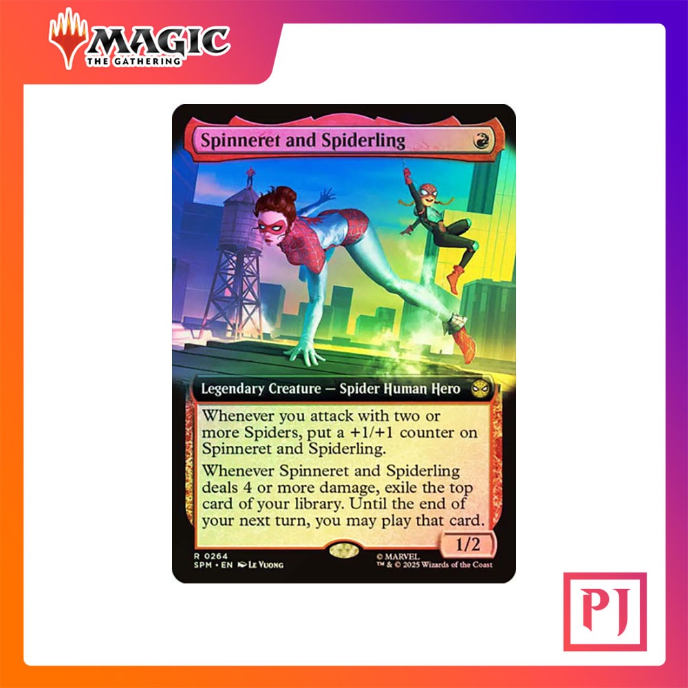 [MTG] Spinneret and Spiderling (Extended Art) [SPM] [RED] [RARE] [FOIL ...