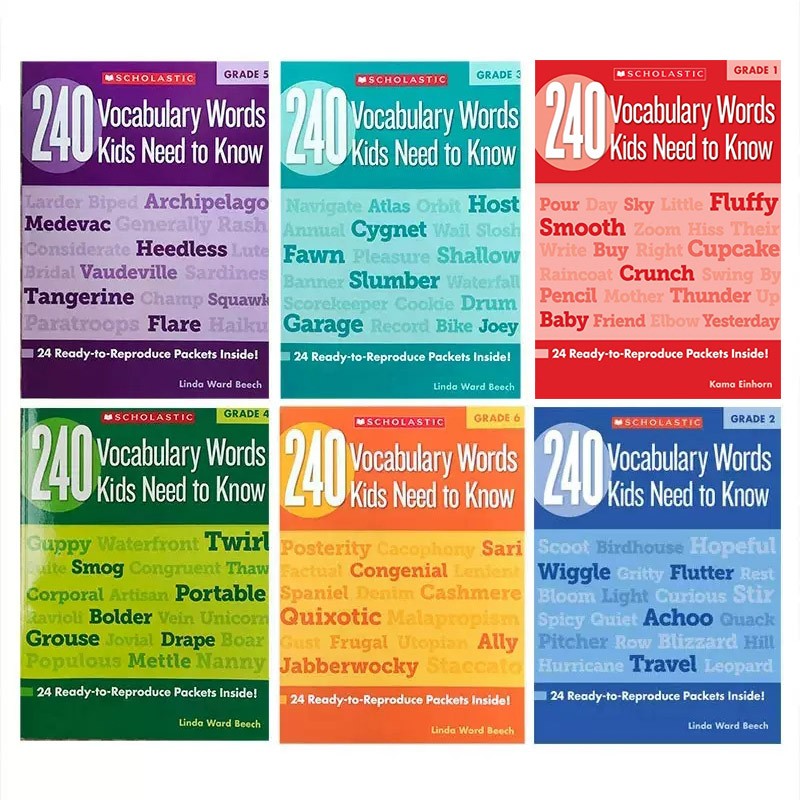 240 Vocabulary Words Kids Need to Know Learning Fun Theme Vocabulary ...