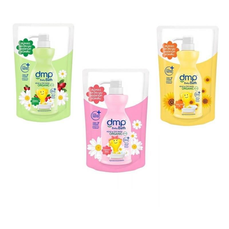 dmp Baby Bath Head to Toe Wash Organic pH5.5 Refill 350ml ดีเอ็มพี สบู่ ...