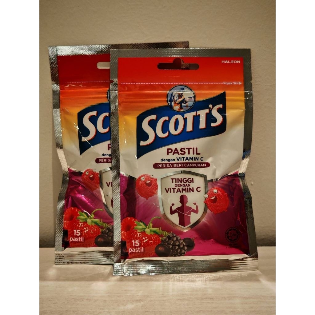 สก็อต วิตามินซี กัมมี่ 15 เม็ด SCOTT'S VITAMIN C GUMMIE 15 pills ...