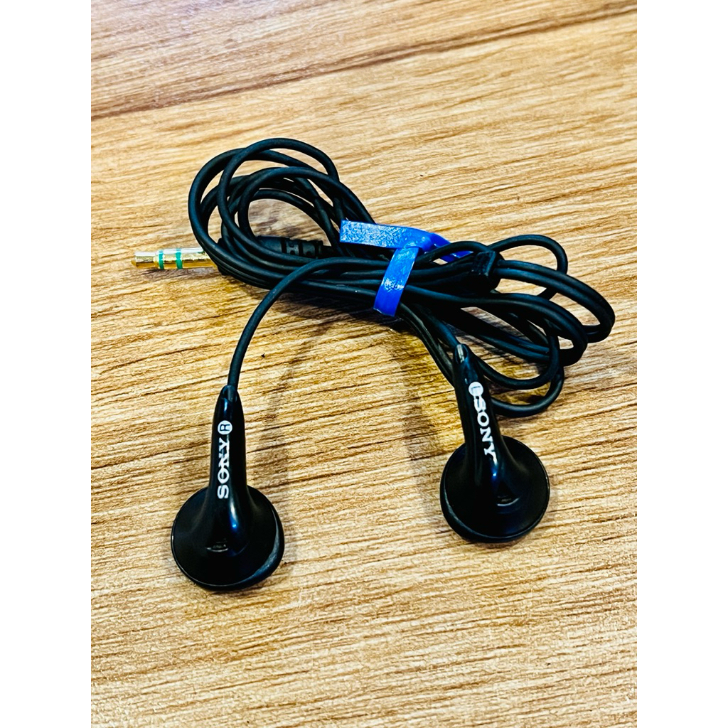 หูฟังเอียร์บัดวินเทจ Sony mdr-e808 สีดำ สภาพสวย เก่าเก็บ โลโก้ยังชัด สายนิ่ม | Shopee Thailand
