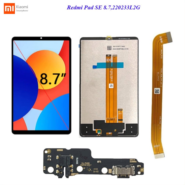 อะไหล่ Xiaomi Redmi Pad SE 8.7,220233L2G/สายแพร/หน้าจอ LCD | Shopee ...