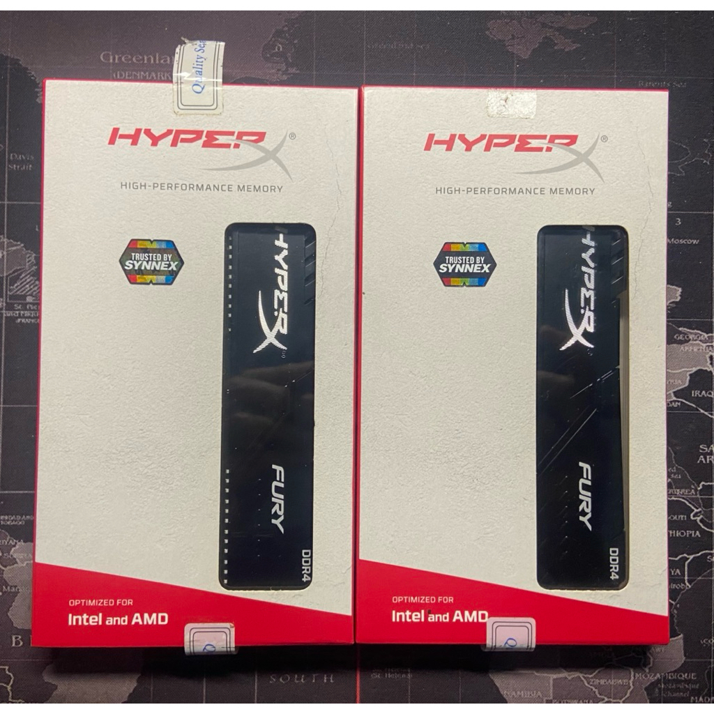 RAM HYPERX FURY DDR4 16GB(8X2) BUS2400 CL15 มือสอง | Shopee Thailand