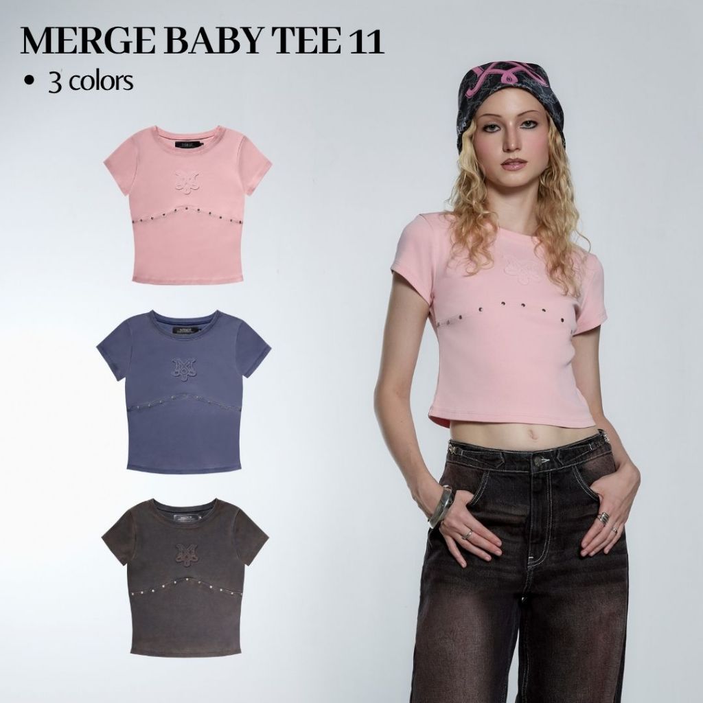 Merge Official - Merge Baby Tee 11 (พร้อมส่ง) | Shopee Thailand
