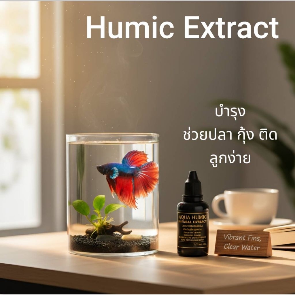 Humic Extract สำหรับปลาสวยงามปลากัดกุ้งกระตุ้นการวางไข่ประสิทธิภาพการ ...