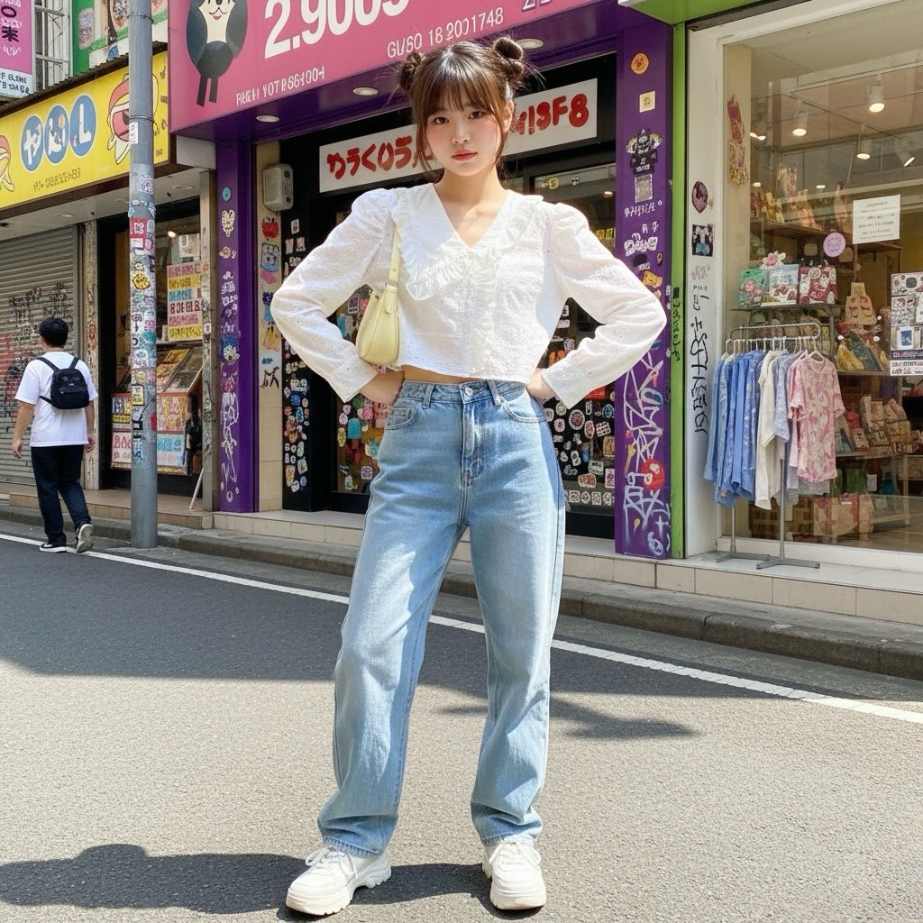 nidaa แขนยาวผ้าฉลุ แต่งเย็บระบาย | Shopee Thailand