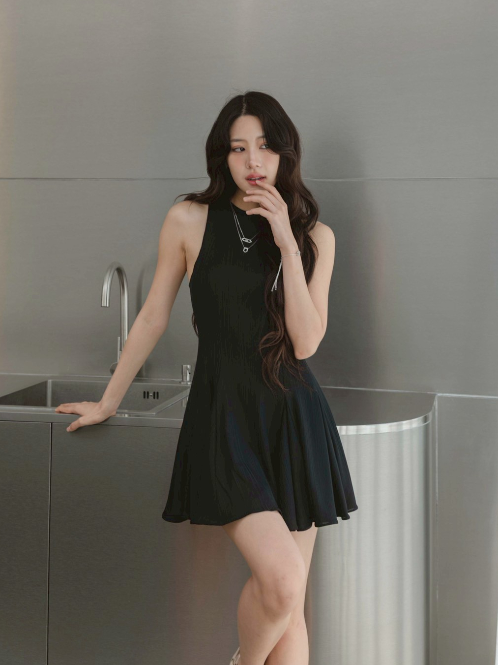 CHANUN- Amber dress เดรสผ้ายืด (CN-086) | Shopee Thailand