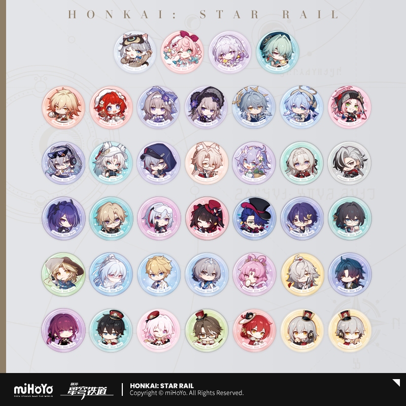 [ พร้อมส่ง / Official ] Honkai : Star Rail Profile Icon - Badge ฮงไค ...