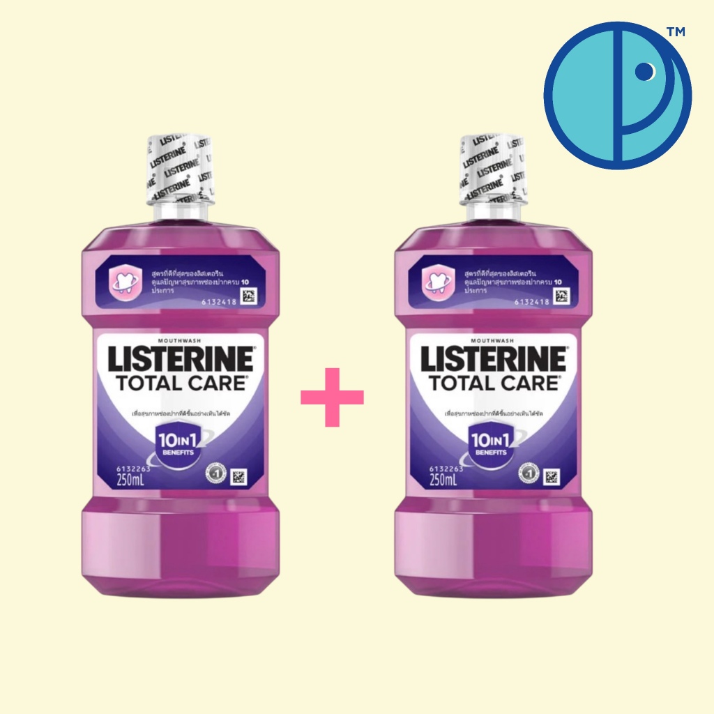 💥ซื้อ 1 แถม 1💥Listerine Total care 250 ml. แถม Listerine Total care ...