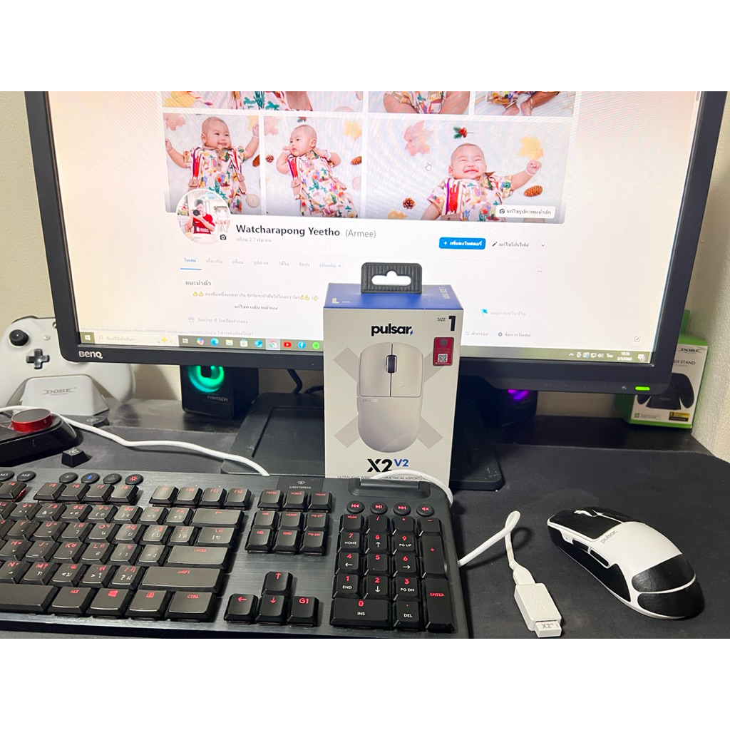 Pulsar X2V2 mini wireless มือ2 | Shopee Thailand