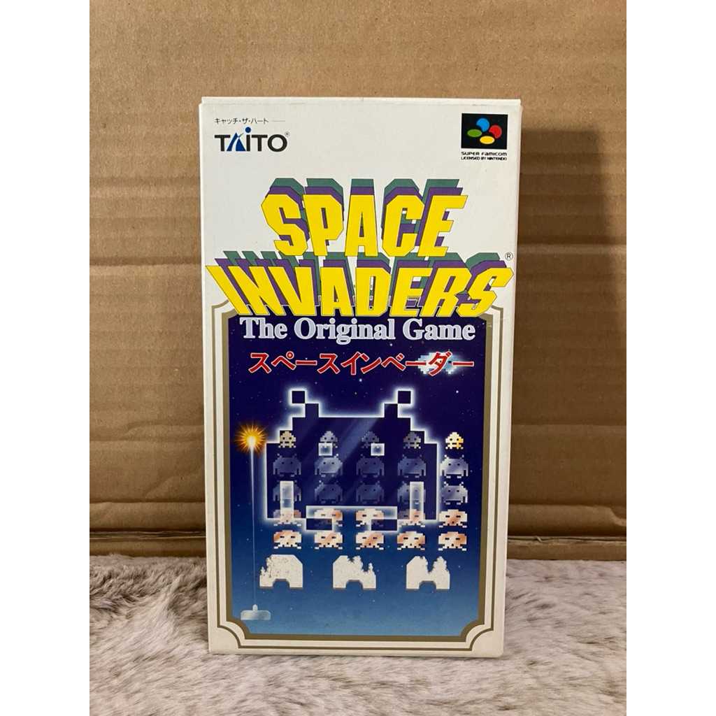 ตลับเกมแท้ SFC Space Invaders งานกล่องสวยคม (Japan) | Shopee Thailand