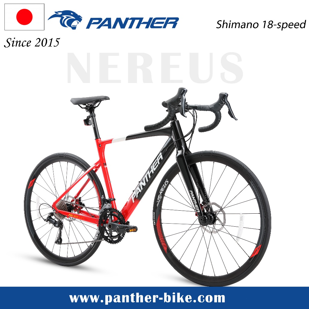 จักรยานถนน PANTHER NEREUS 700C โครงอลูมิเนียมเบา พร้อมคาร์บอนฟอร์ก ...