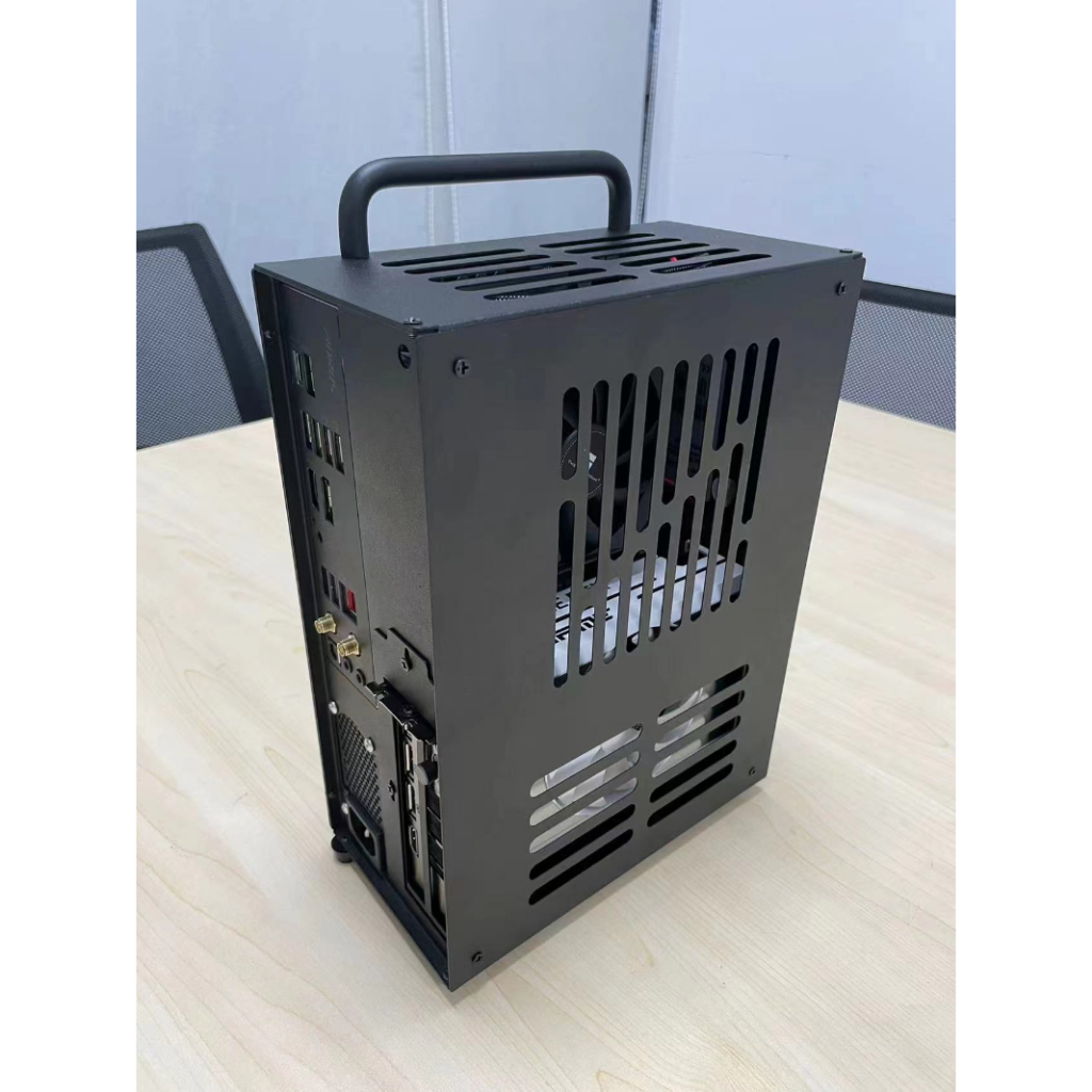 เคสโลหะ Mini ITX ขนาด A4 D5D6D8 พร้อมกราฟิกในตัว แหล่งจ่ายไฟขนาดเล็ก 1U ...