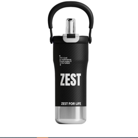 ZEST BOTTLE STAINLESS STEEL กระบอกน้ำฝาหิ้วพกพาเก็บร้อน-เย็นพร้อมหลอด ...
